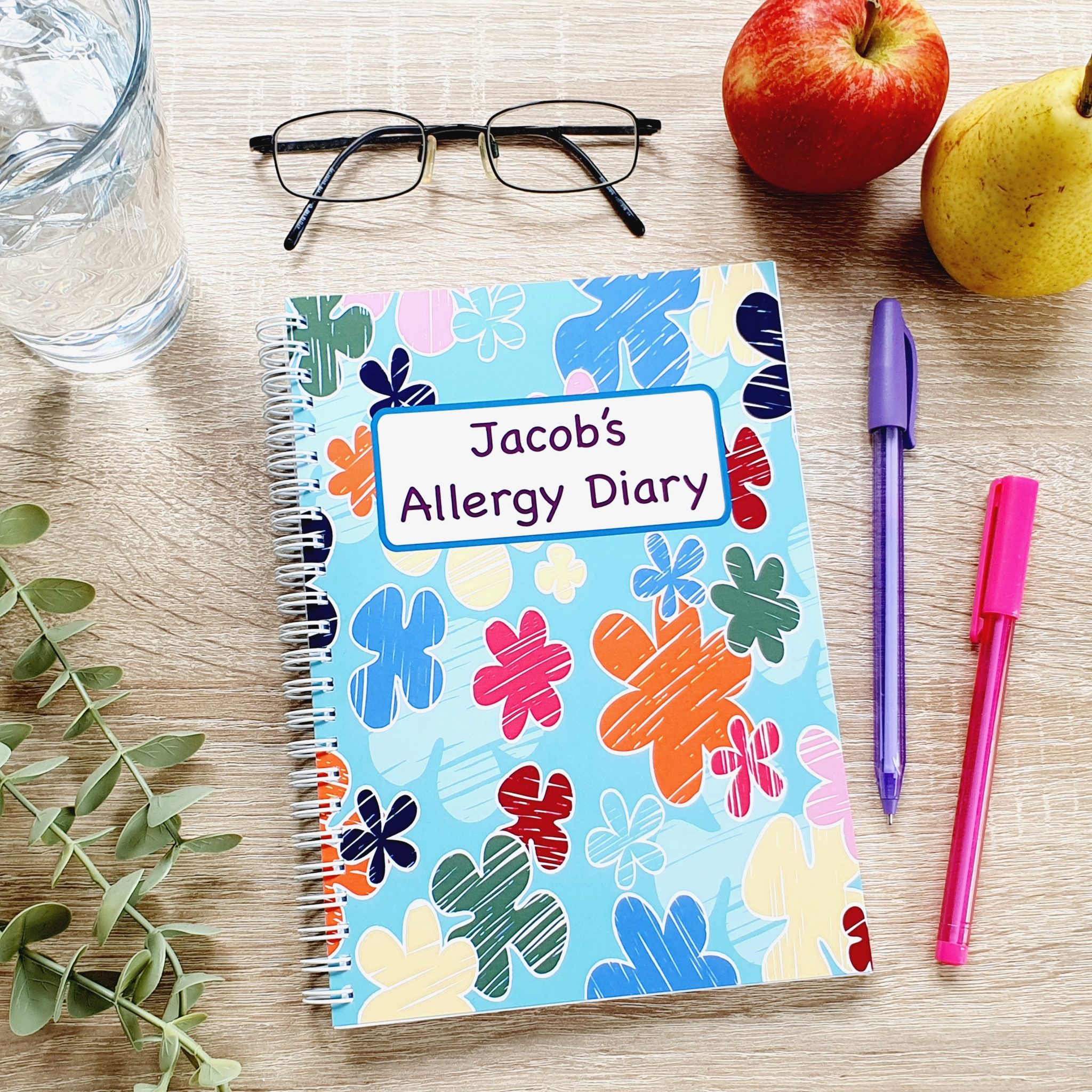 Allergy Diary Book Journal