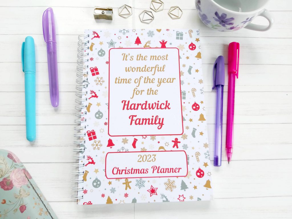Christmas Planner Organiser Notebook