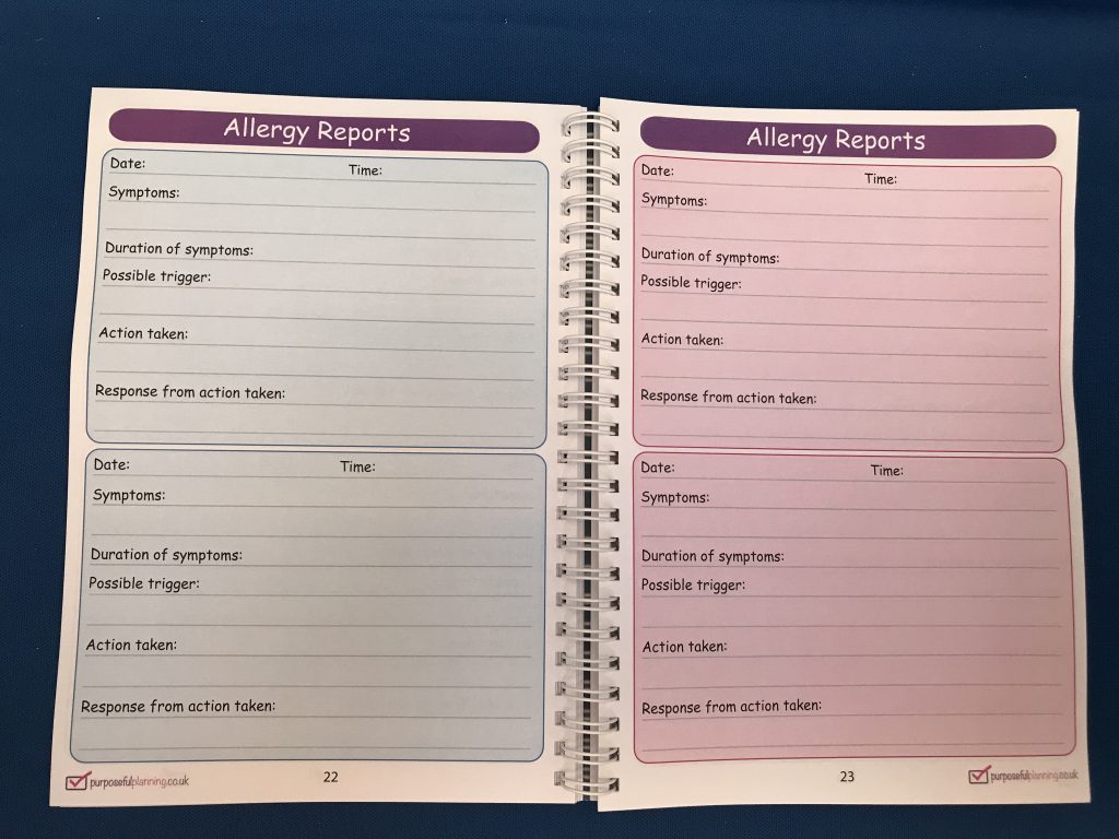 Personal Family Health Medical Diary Planner