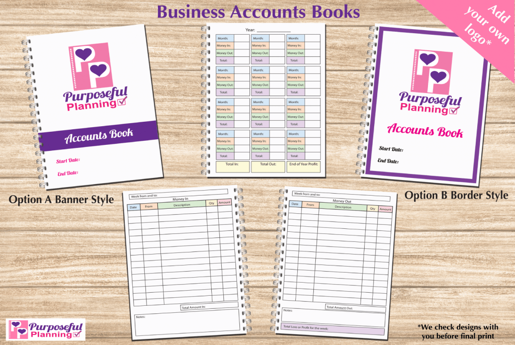 Business Custom Accounts Book