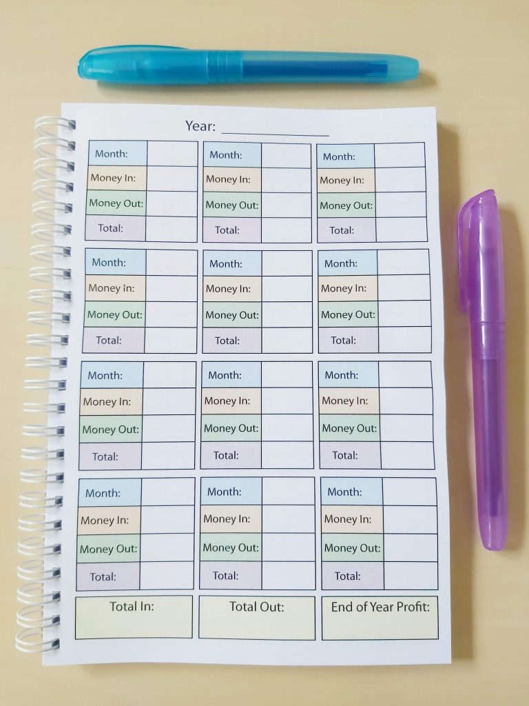 Business Custom Accounts Book