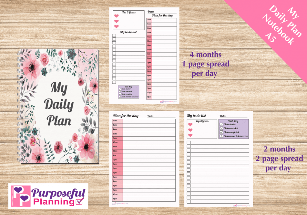 My Daily Planner Notebook