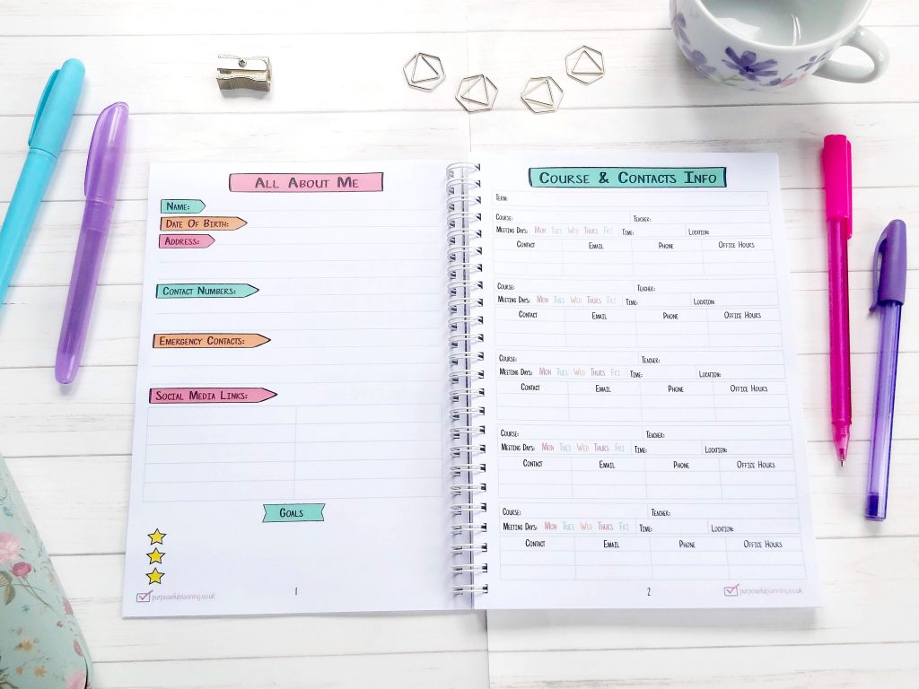 Student Planner Notebook