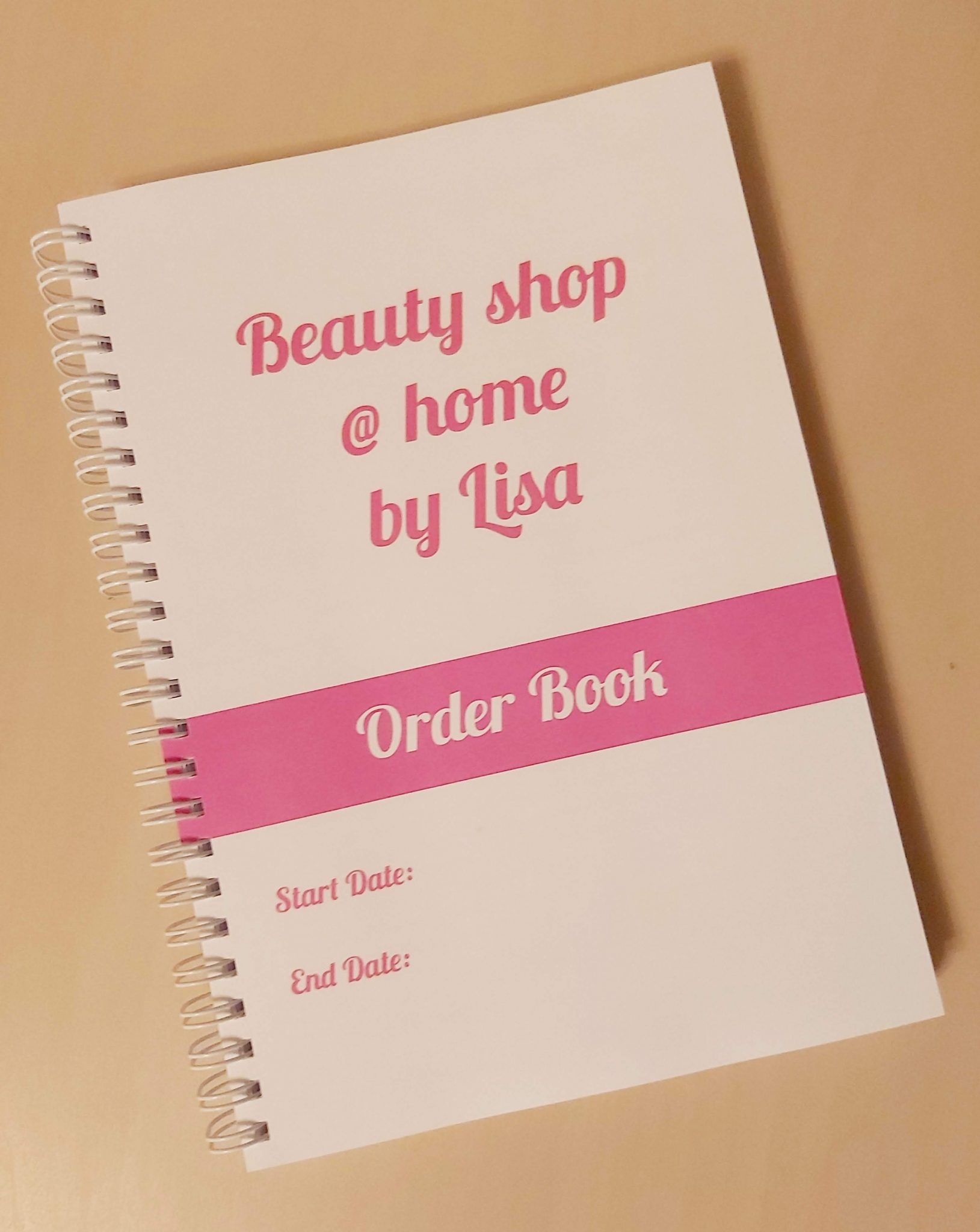 Business Custom Order Book