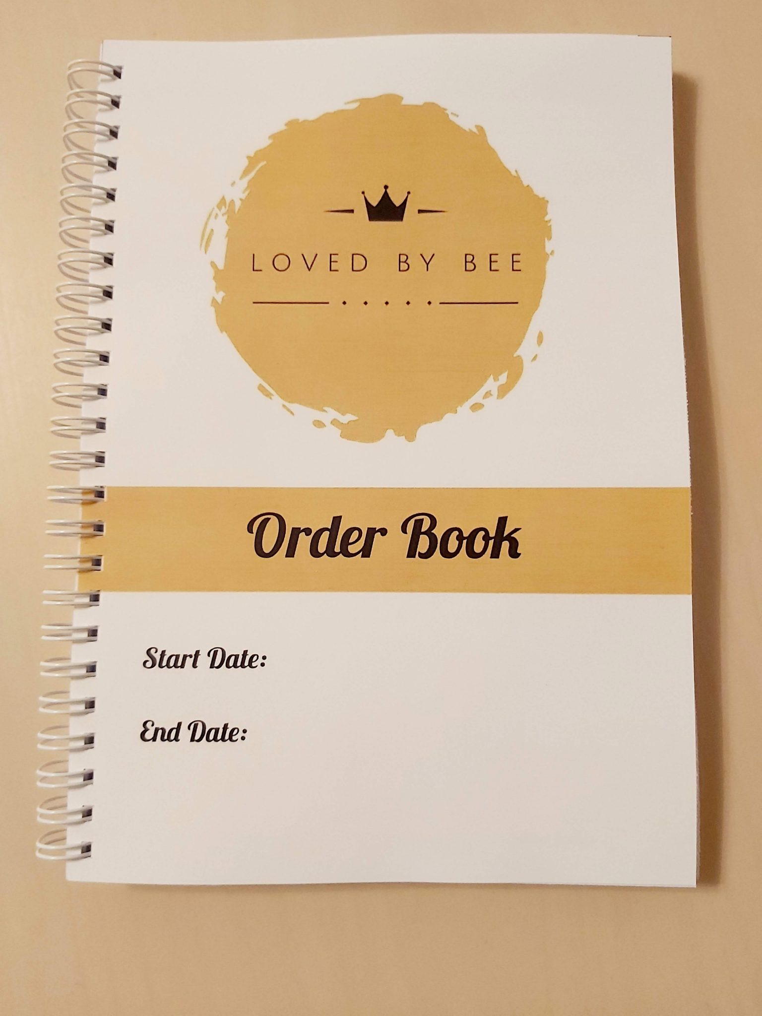 Business Custom Order Book