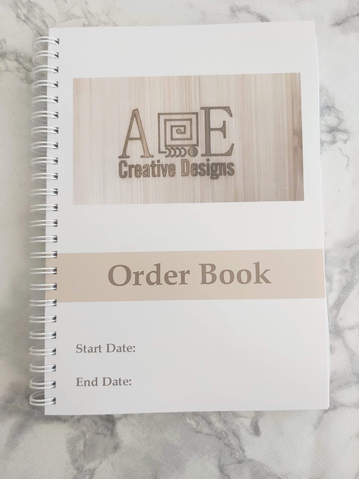 Business Custom Order Book