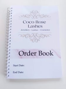 Business Custom Order Book
