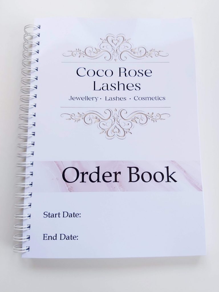 Business Custom Order Book