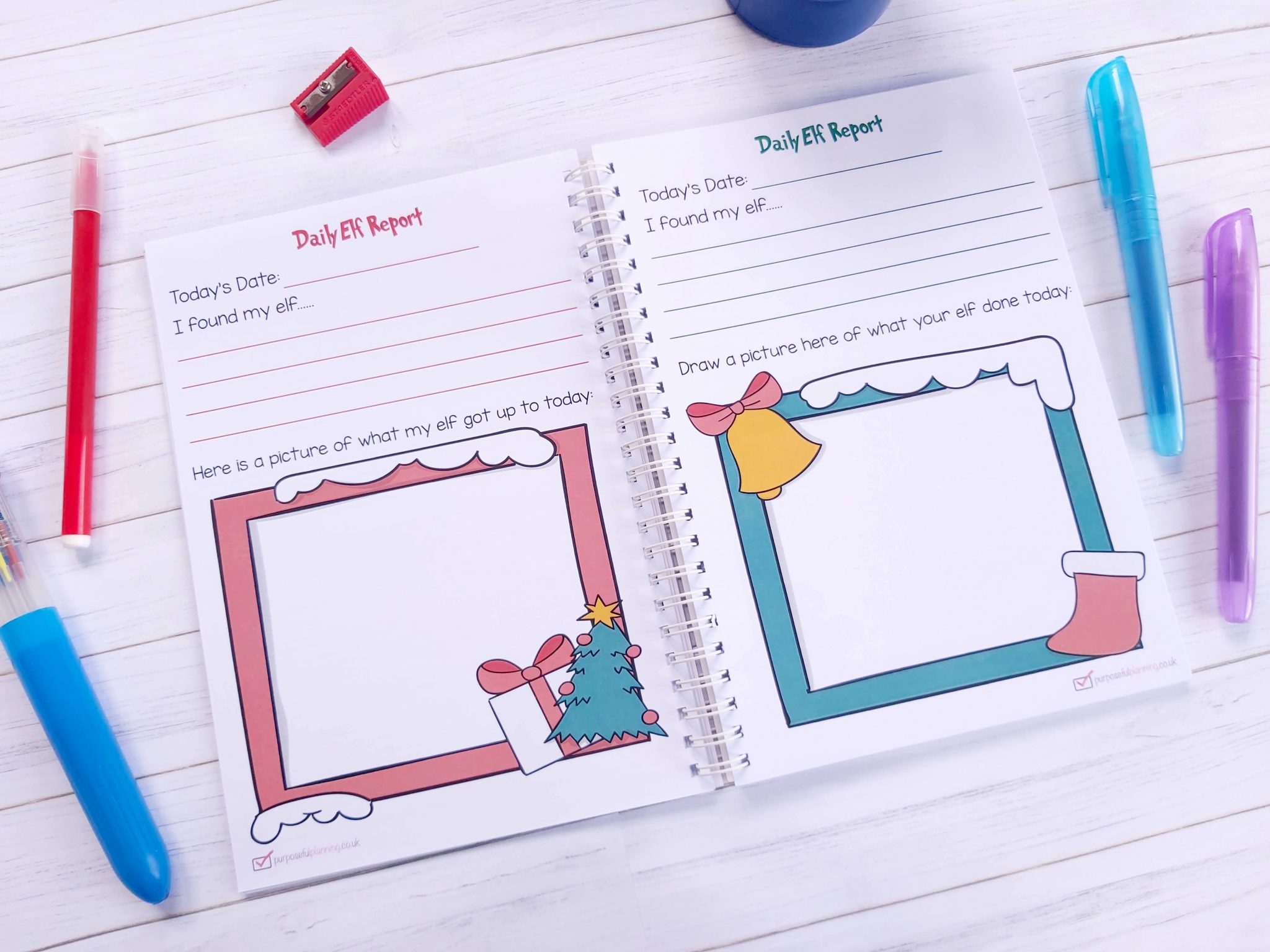 The Adventures of My Elf Journal Book