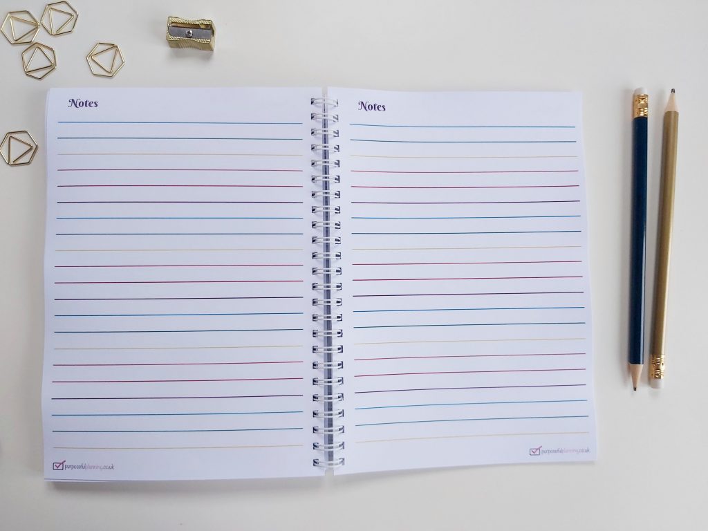 Personalised Cleaning Diary Notebook