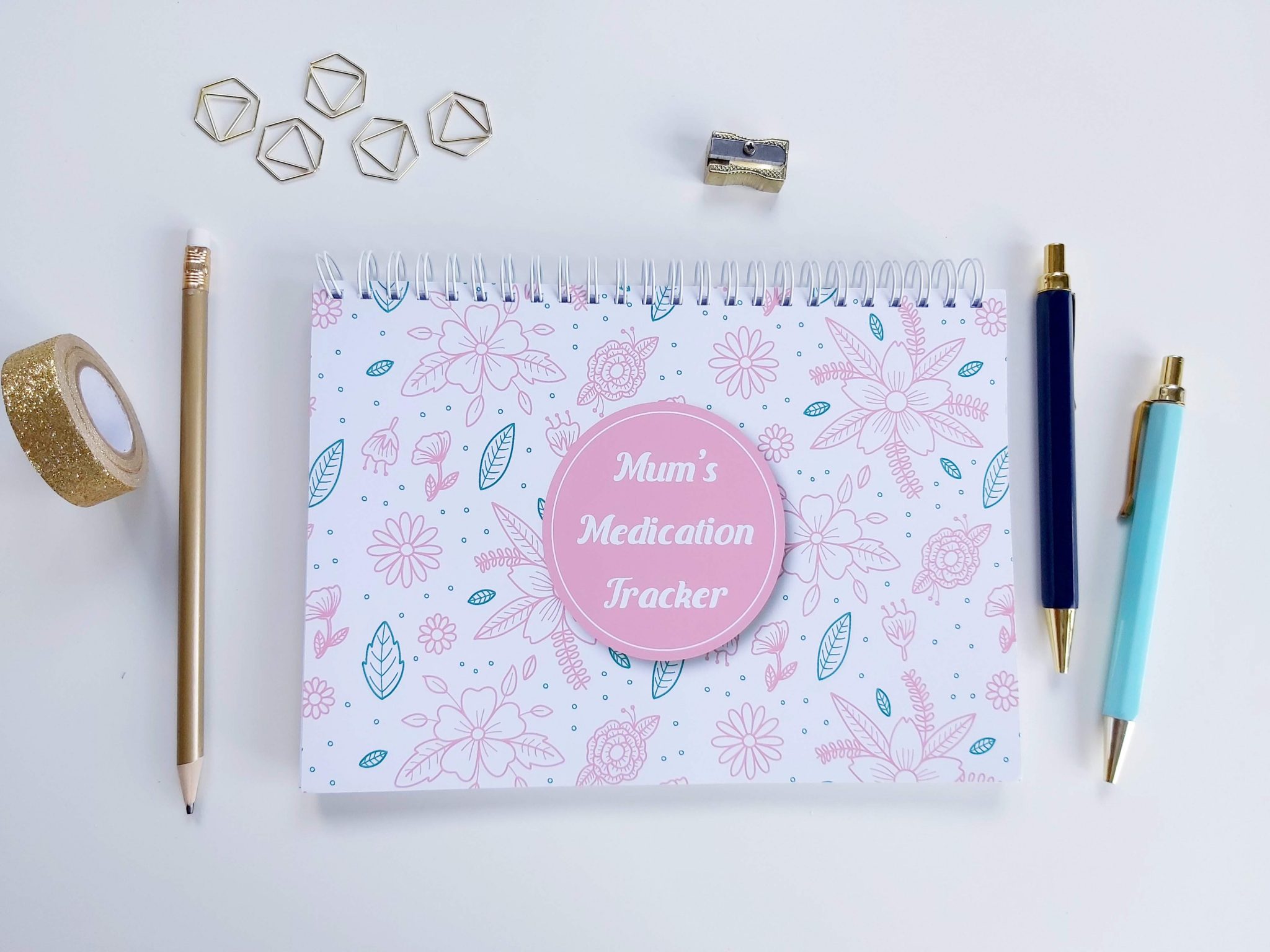 Medication Tracker Notebook Planner