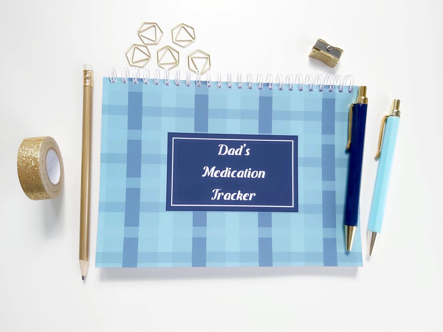 Medication Tracker Notebook Planner