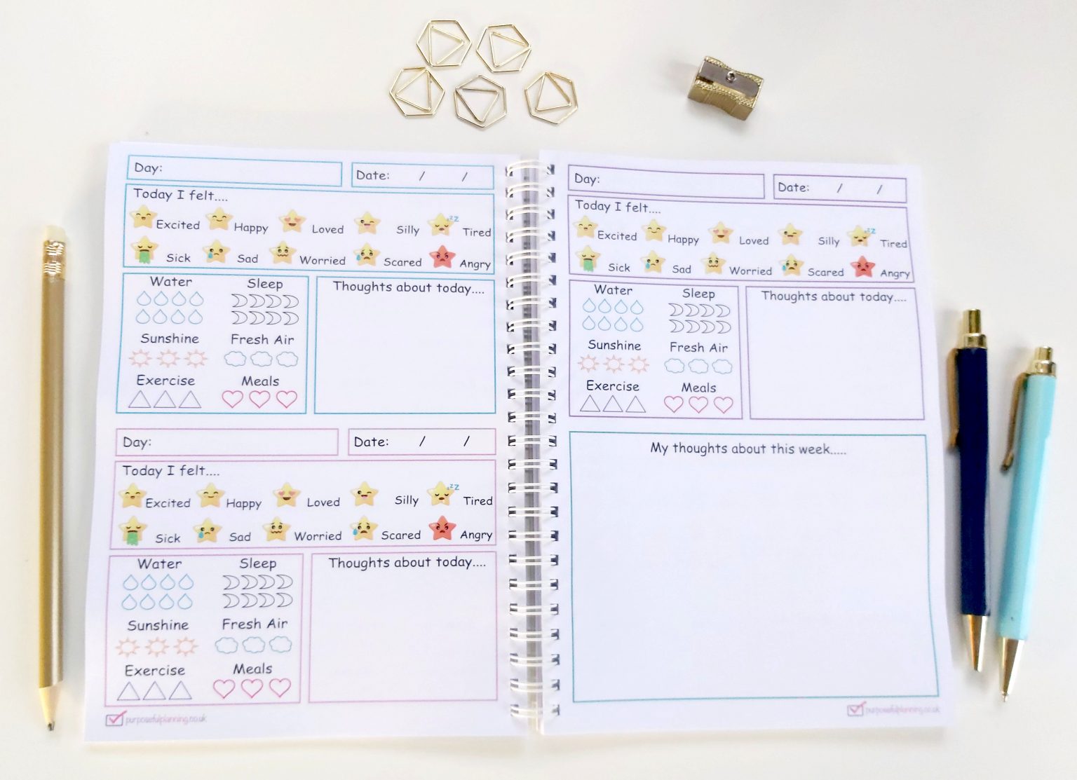 Children's Mental Health Journal and Diary