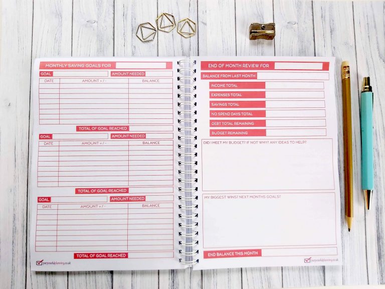 Budget Planner Notebook