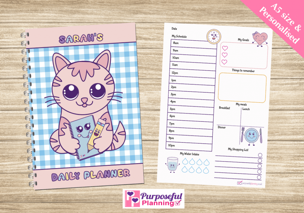 Cute Kawaii Daily Planner Notebook