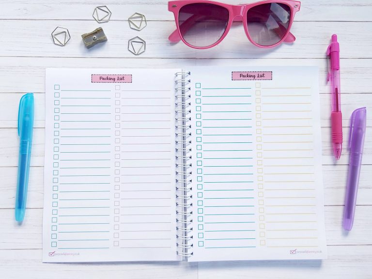 Holiday and Travel Planner Notebook